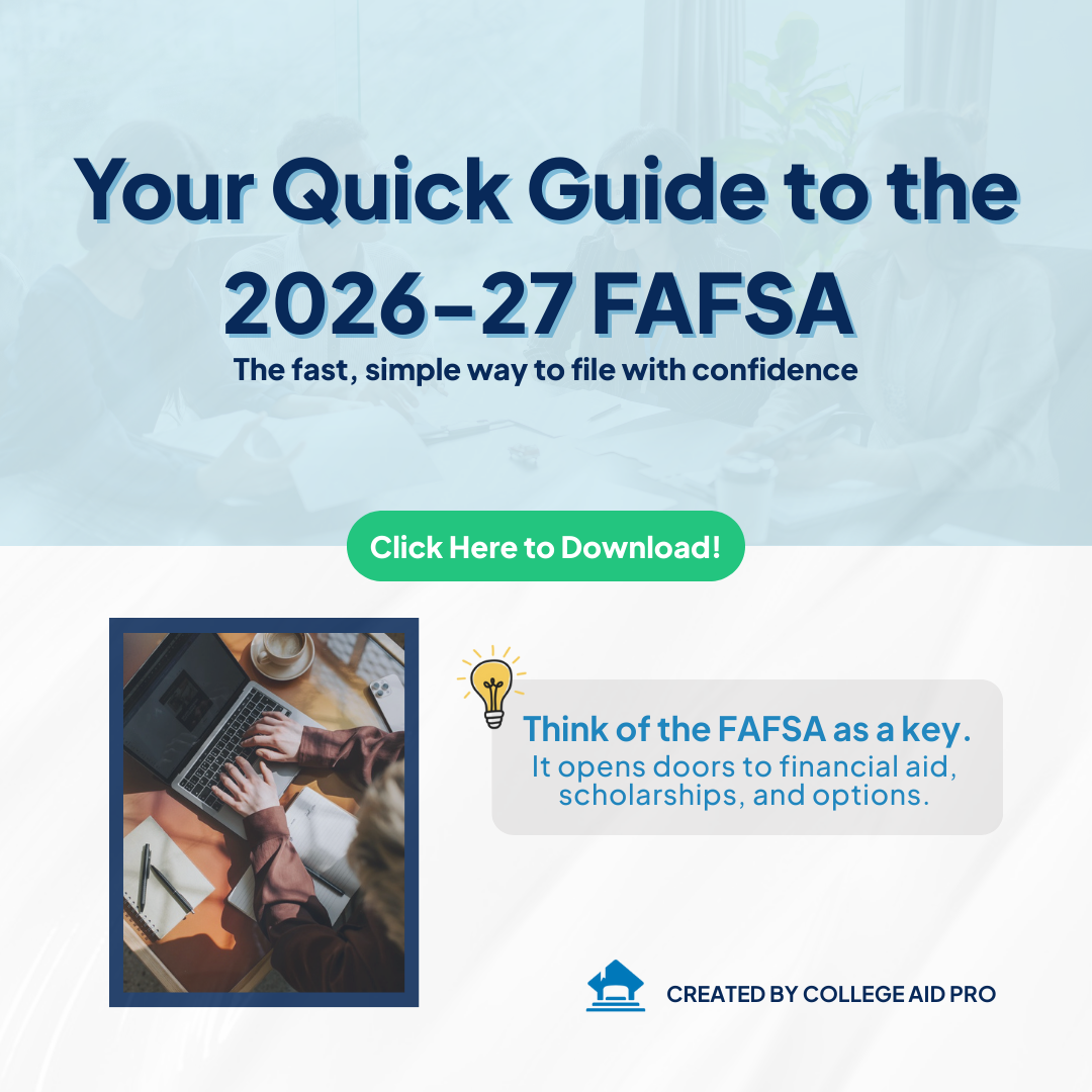 Confirmation 2026-27 FAFSA Guide